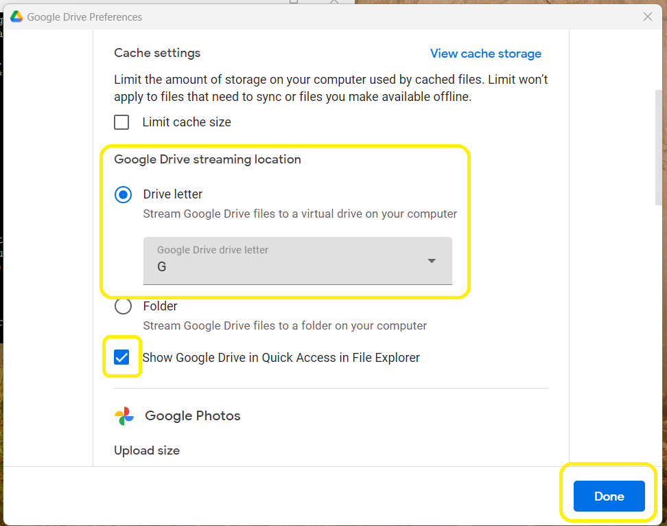 Fix Google Drive (G:) Drive From Disappearing